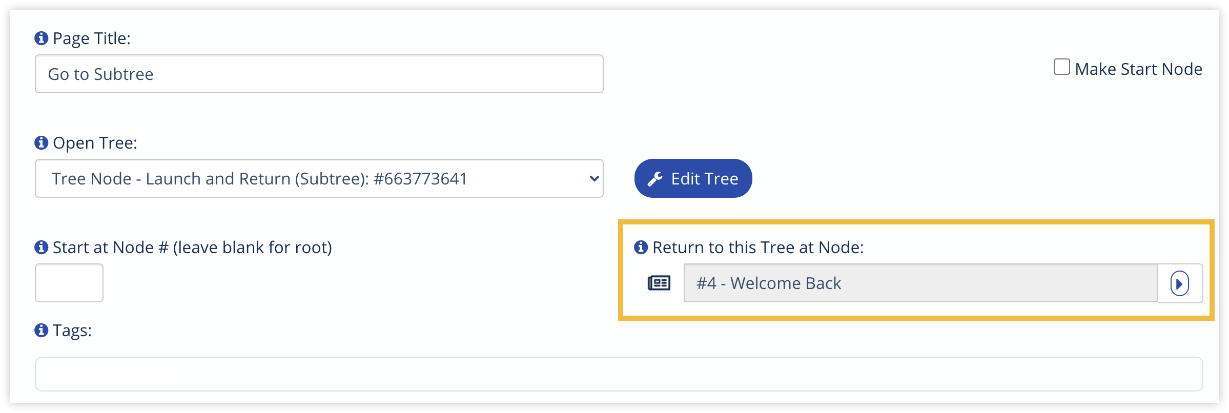 Tree Nodes: Automatic Return to Previous Tree – Zingtree