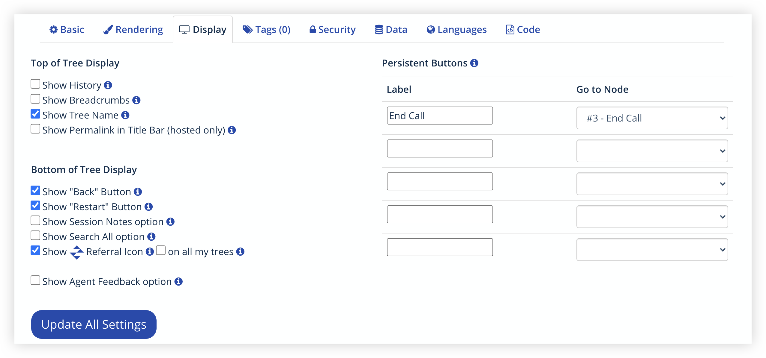 Starting a new session – Zingtree Help Center