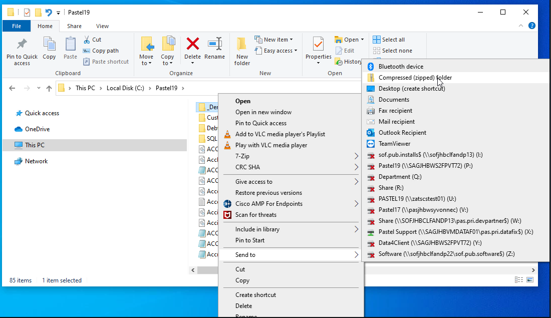 Processing a manual backup