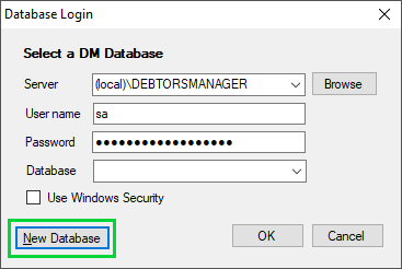 How to install Debtors Manager (SQL)