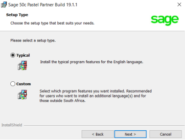 Installing and registering Sage 50cloud Pastel Accounting