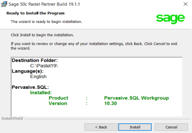 Installing and registering Sage 50cloud Pastel Accounting