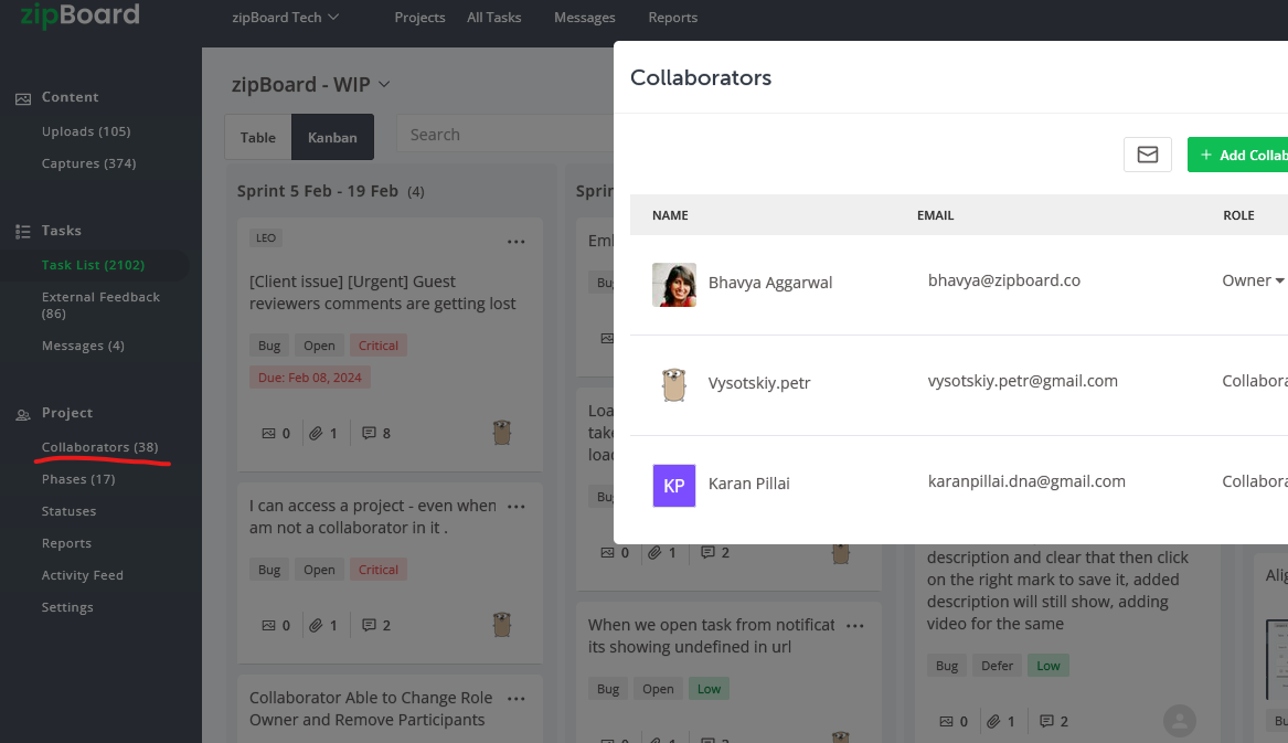 zipBoard REST API Reference