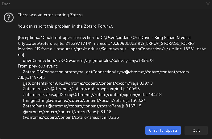 problem in loading zotero - Zotero Forums