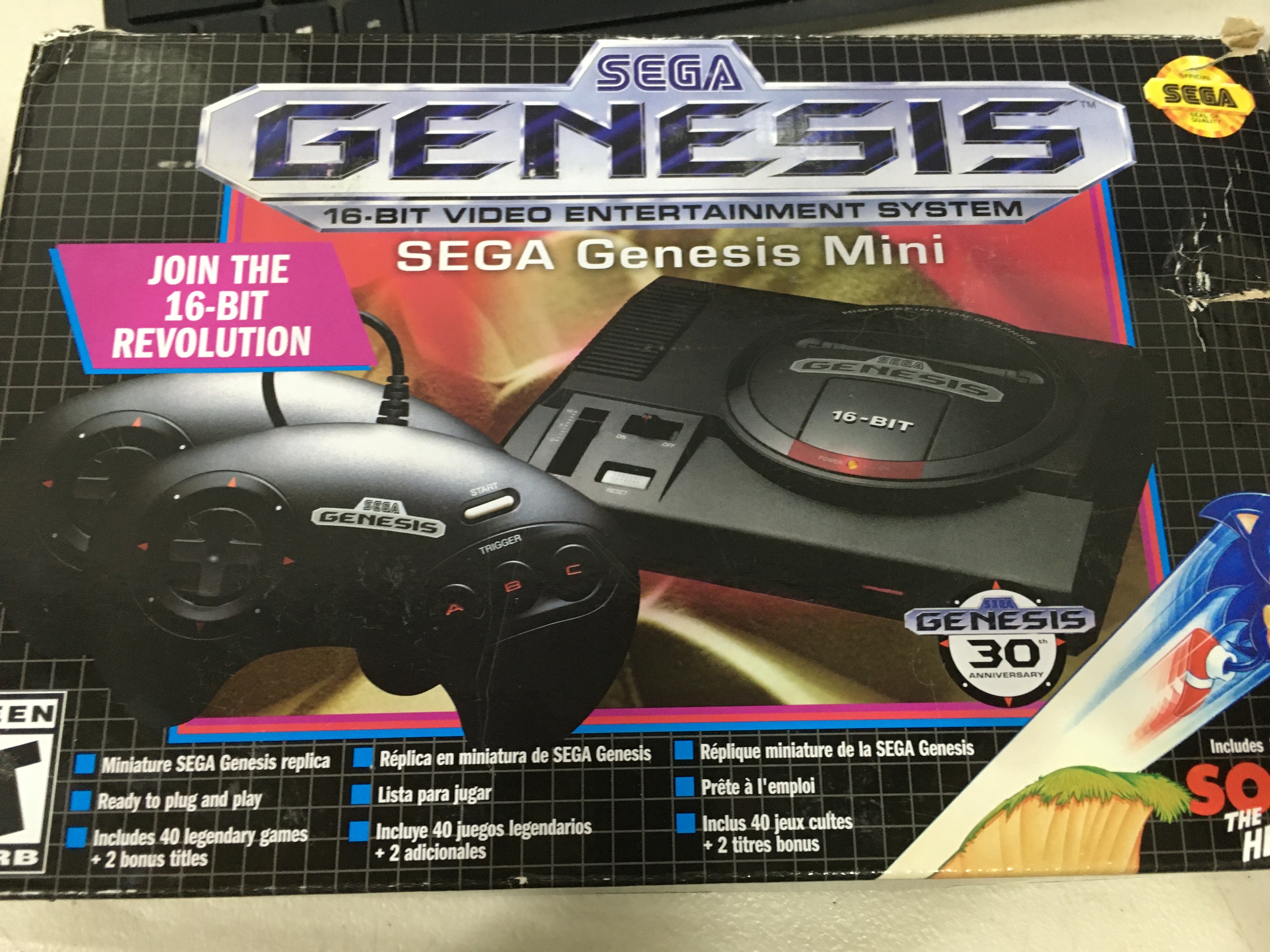 Sega Genesis Mini, Sega, Universal, Black, SG-10037-2 SN213913 10086100372 | eBay