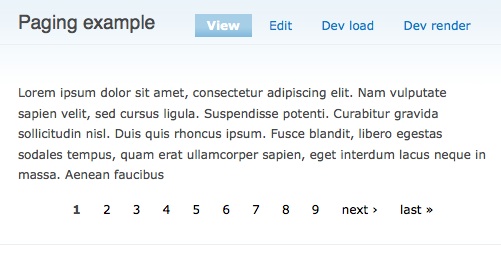 Separate nodes into pages with paging module - Ivan Zugec