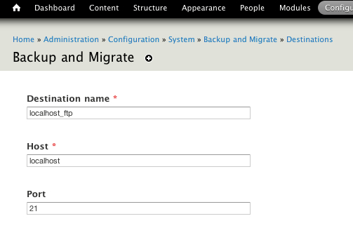 Backup to a remote FTP using the Backup and Migrate module - Ivan Zugec