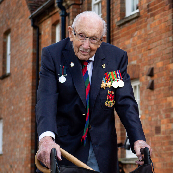 Captain Sir Tom Moore, 100, Named GQ’s “Inspiration of the Year”; Becomes the Magazine’s Oldest ...