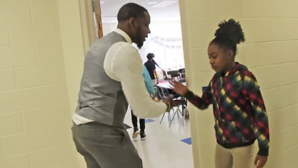 Joy Watch: This Teacher Has a Special Handshake for All His Students ...