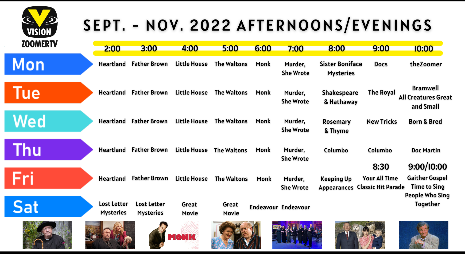 Monk Joins our Detective Dream Team and More Highlights for VisionTV's ...