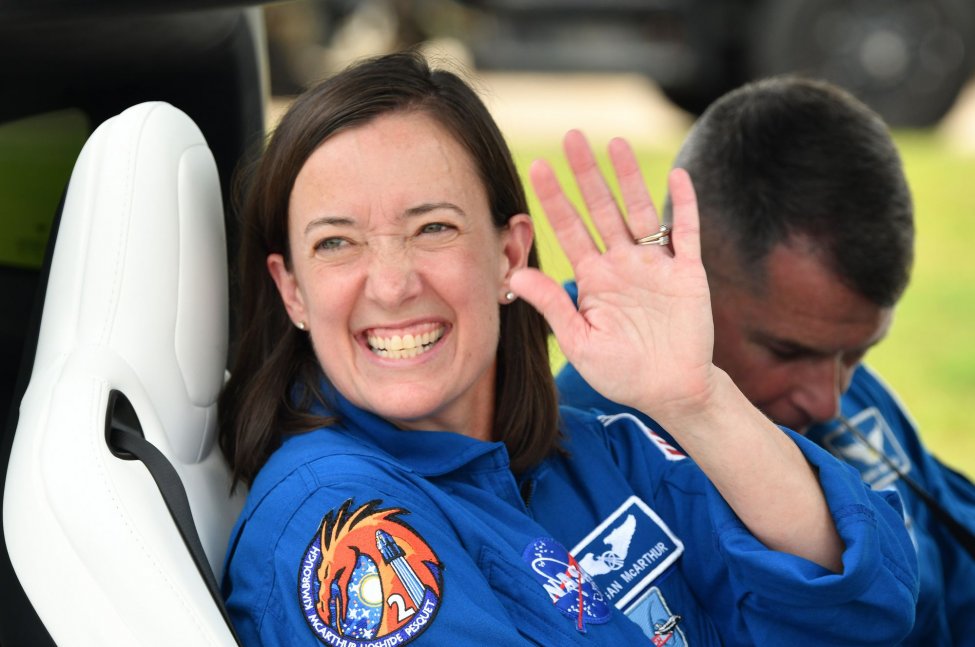 ASTRONAUTS FLYING REUSED SPACEX ROCKET AND CAPSULE FOR THE FIRST TIME