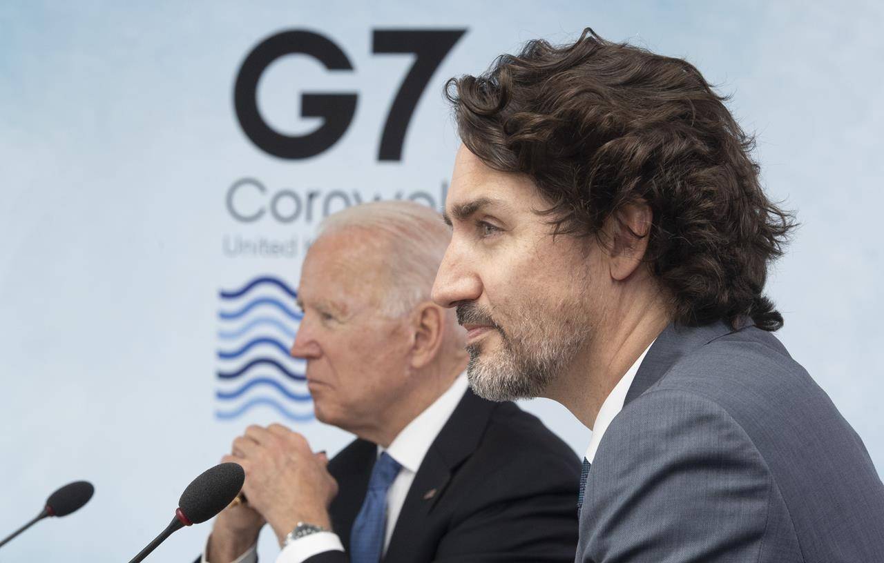 PRIME MINISTER JUSTIN TRUDEAU TALKS BORDERS WITH BIDEN