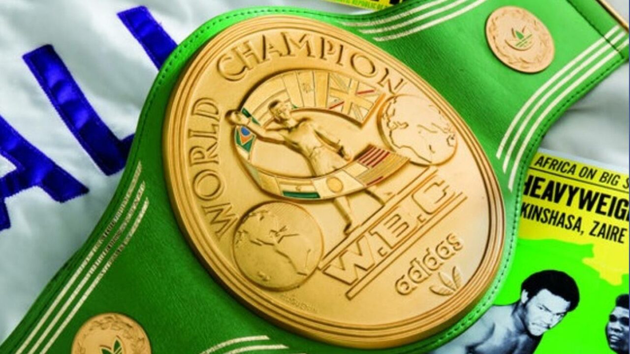 MUHAMMAD ALI'S 'RUMBLE IN THE JUNGLE' BELT SELLS FOR OVER SIX MILLION ...