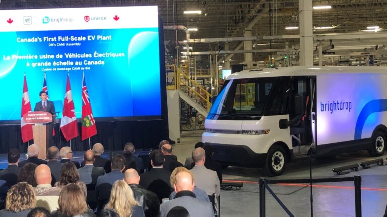 FIRST ALL ELECTRIC VAN ROLLS OFF GM CAMI ASSEMBLY LINE