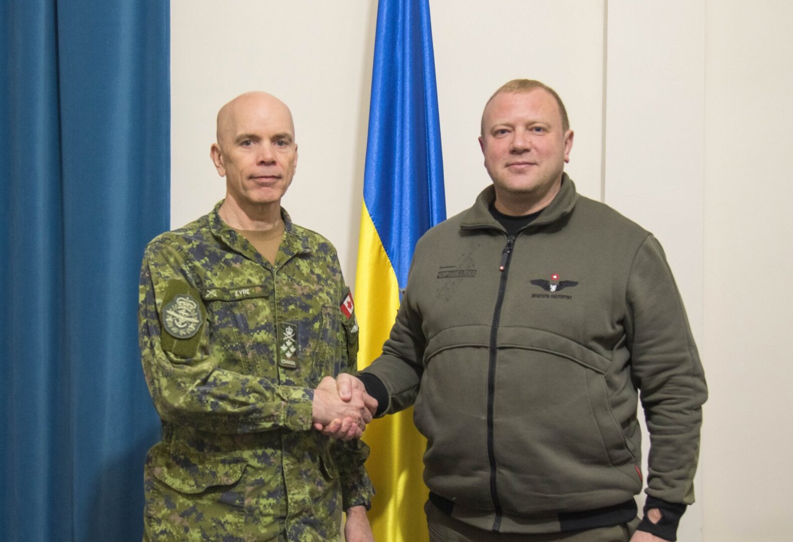 CANADA'S CHIEF OF THE DEFENCE STAFF VISITS UKRAINIAN CAPITAL