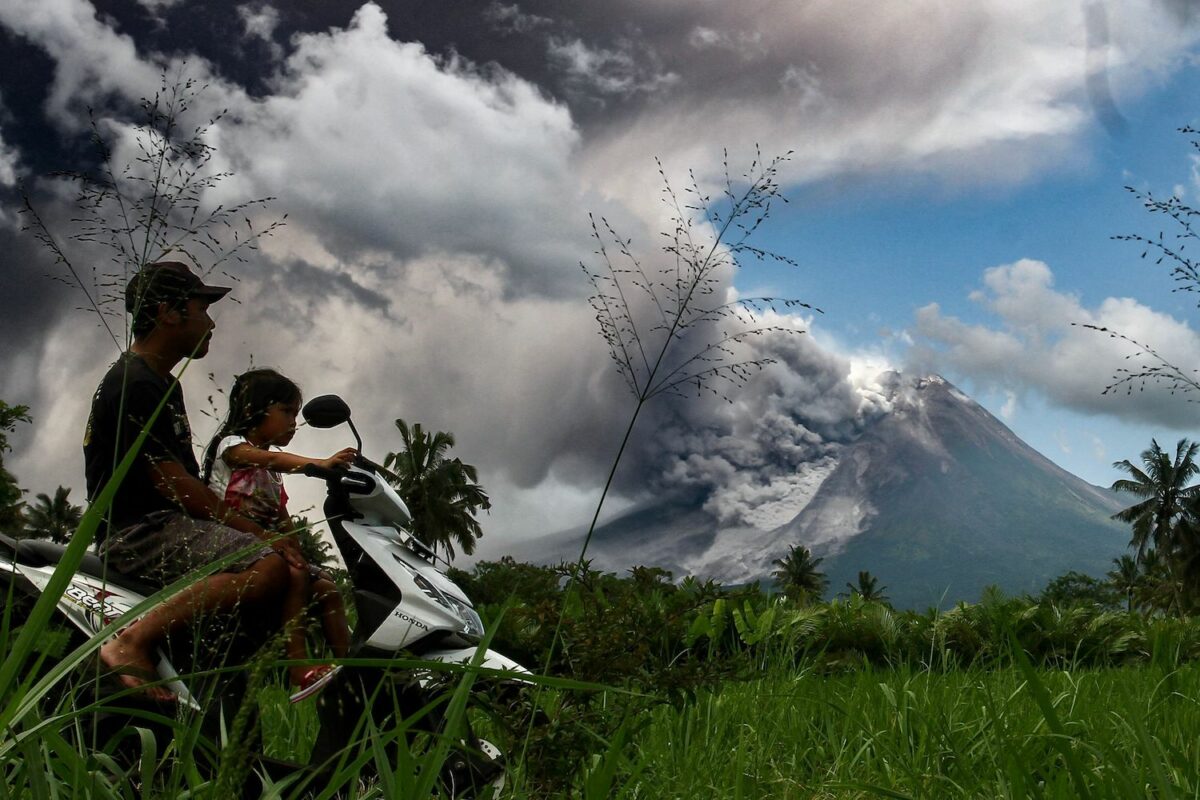 INDONESIA'S MOUNT MERAPI VOLCANO ERUPTS