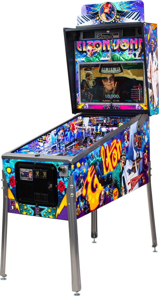 ELTON'S PINBALL WIZARD MACHINE HITS THE MARKET